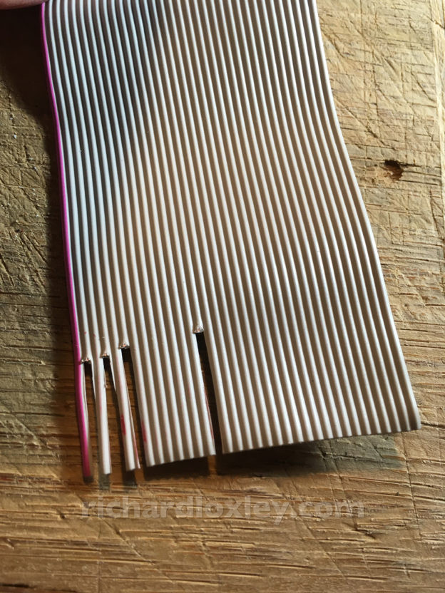 RetroMatic 2000 update 23a: wiring up the floppy ports | Richard Loxley Ltd